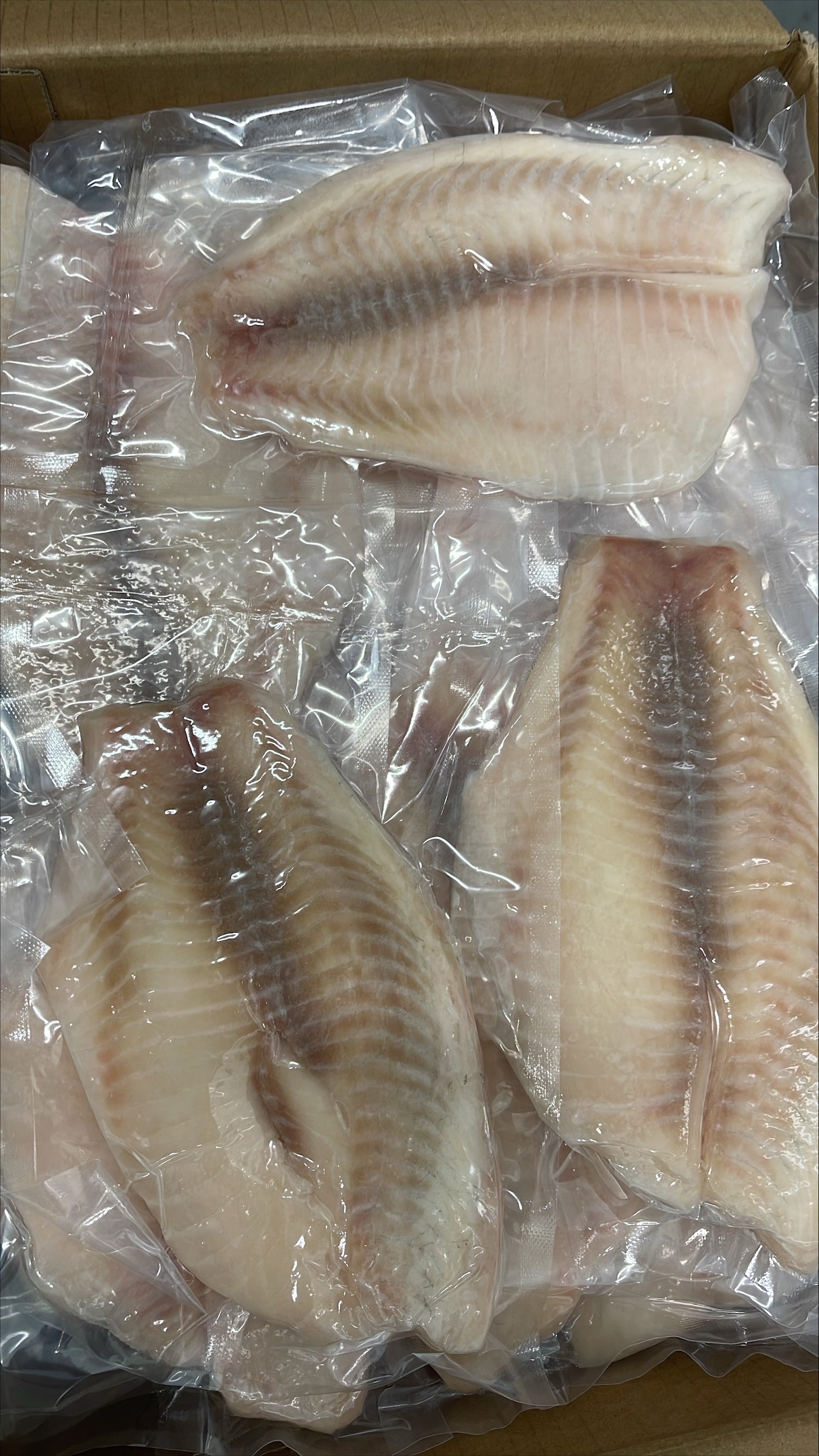 Tilapia, 5-7 oz, Fillets, Frozen, IVP, China, NW, 10 lb | Inter-Canada ...