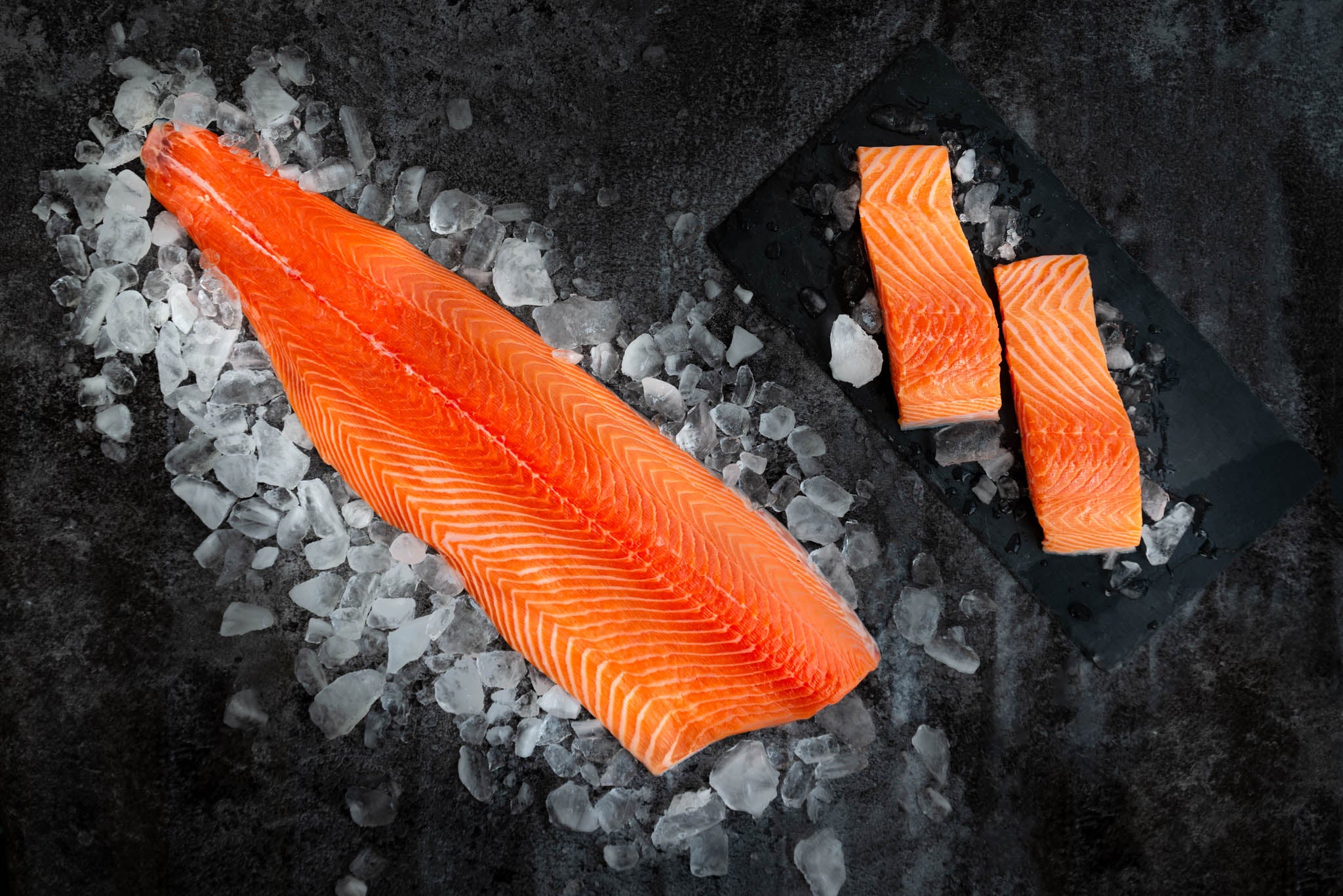 Salmon (Atlantic), Fresh, Canada, CW / lb | Inter-Canada Fisheries